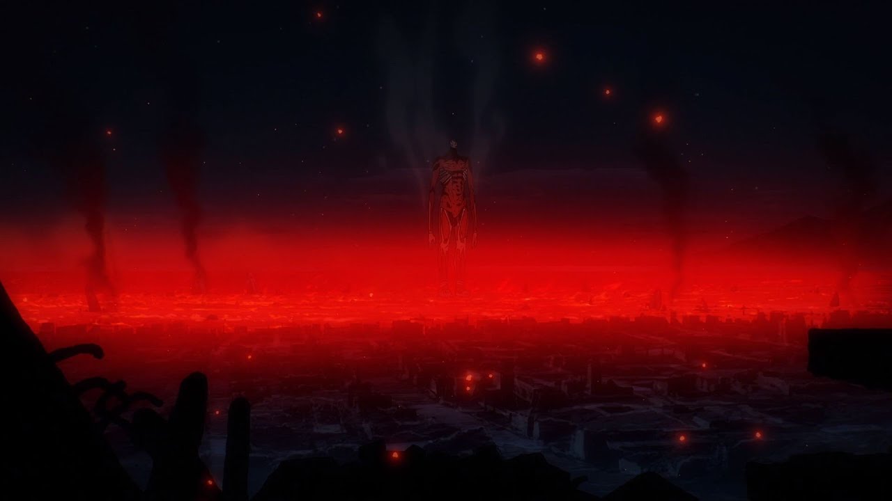 Armin Colossal Titan Destroys Liberio (Eng Sub) - Attack On Titan Final ...