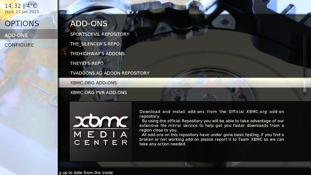 Using XBMC and Installing Add-ons on the XUUM Media Player - YouTube