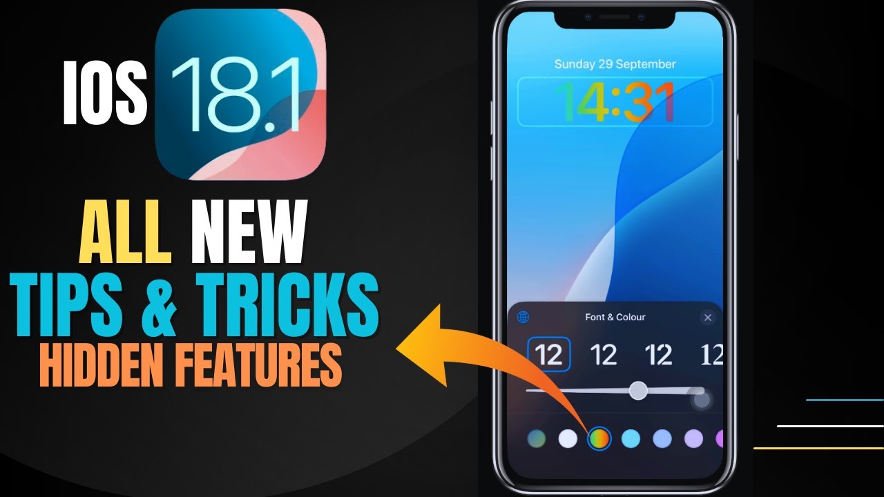 Top 4 - iPhone Hidden TIPS & TRICKS ⚡️ Top iOS 18.1 Features ⚡️# ...