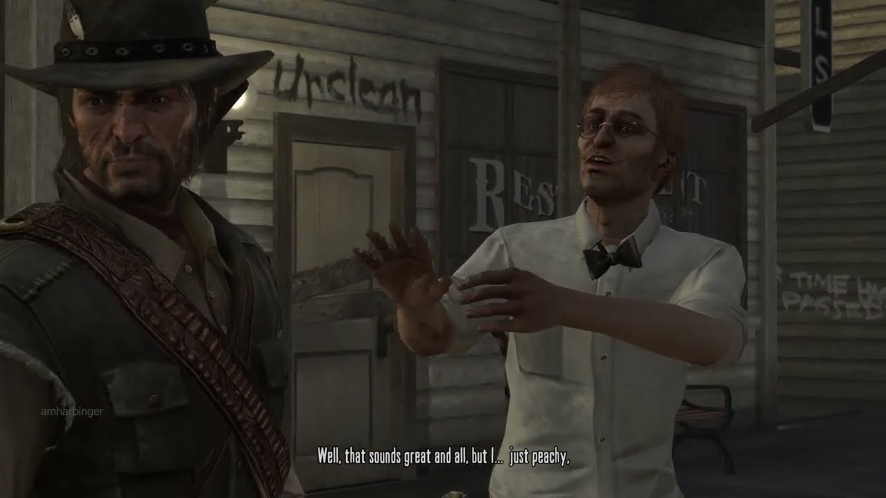 Red Dead Redemption Undead Nightmare Harold MacDougal Death and ...