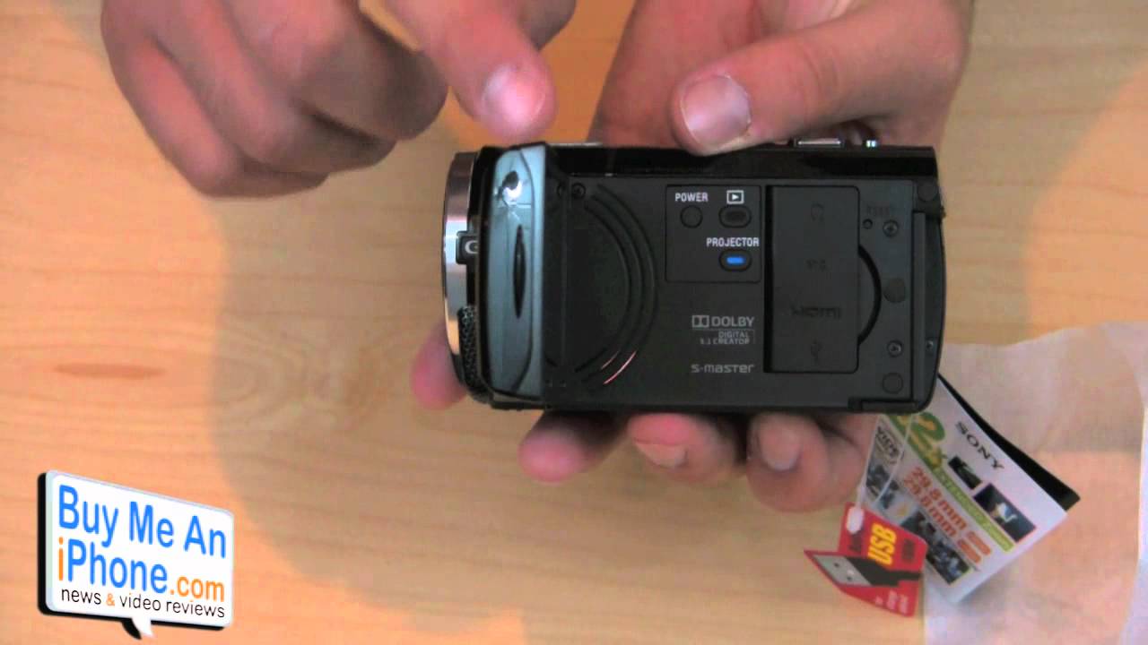 Unboxing- Sony HDR-PJ10 Camcorder w/ built-in Projector - YouTube