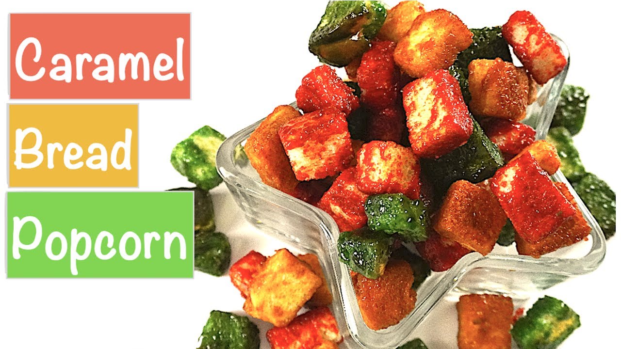 Caramel Bread Popcorn Easy Recipe!! - YouTube