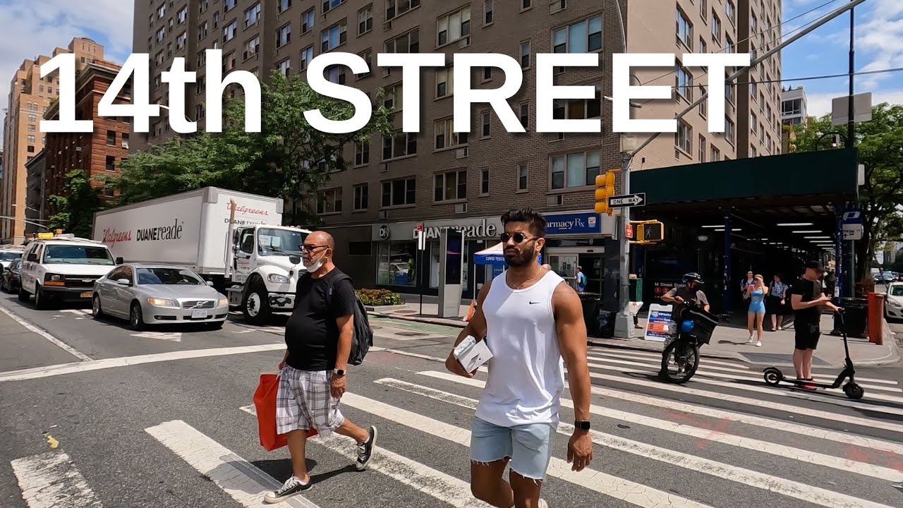 NEW YORK CITY Walking Tour [4K] 14th STREET - YouTube