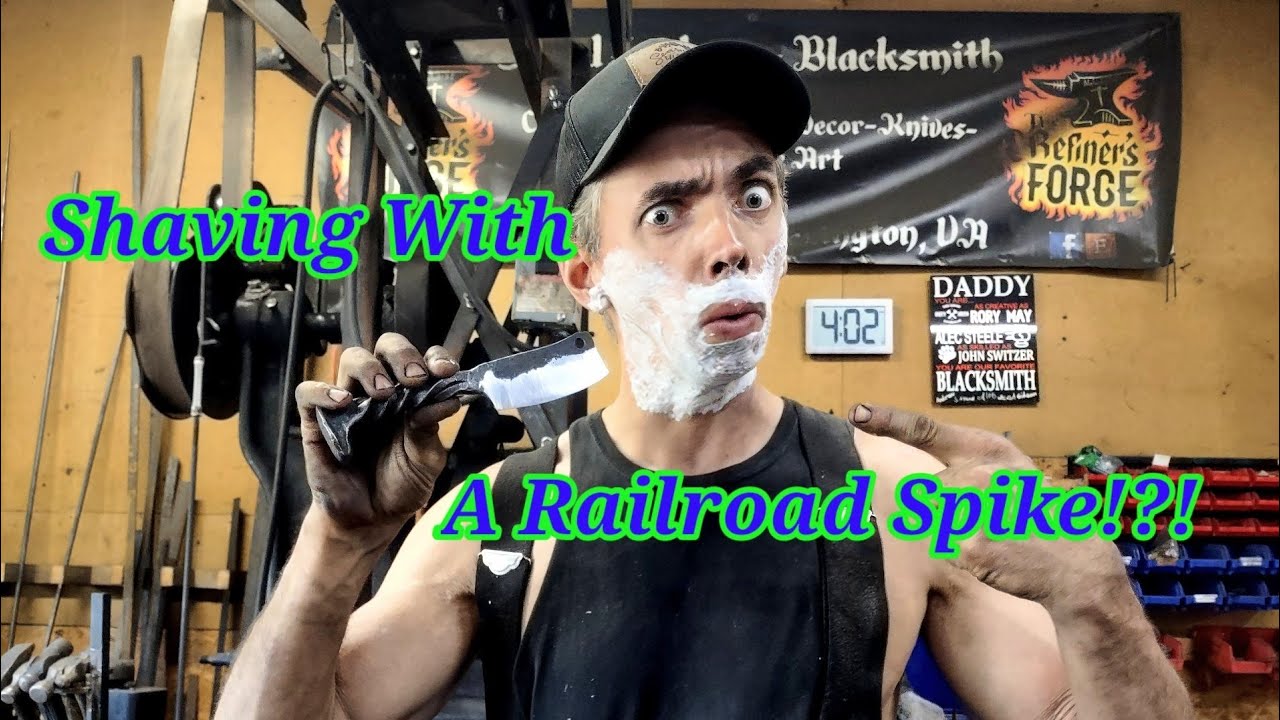 Railroad Spike Razor, Does it Work? - YouTube