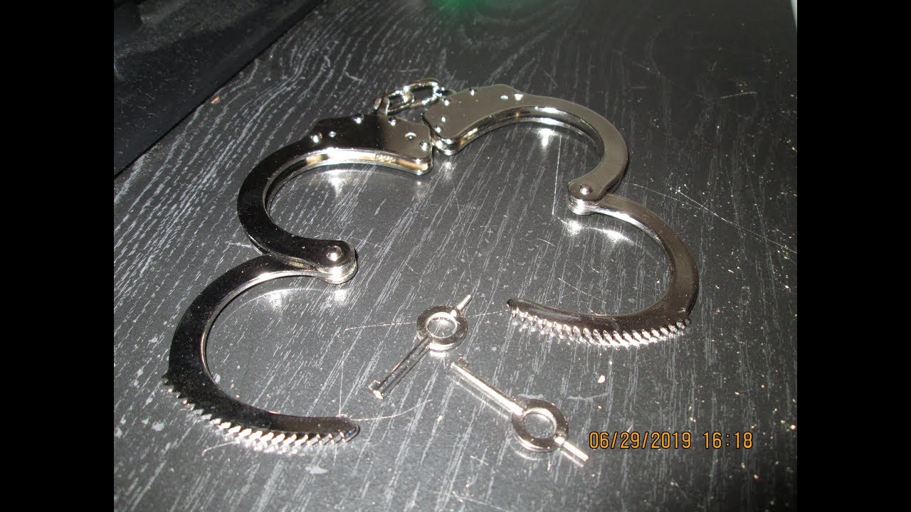 i got a pair of real handcuffs! - YouTube