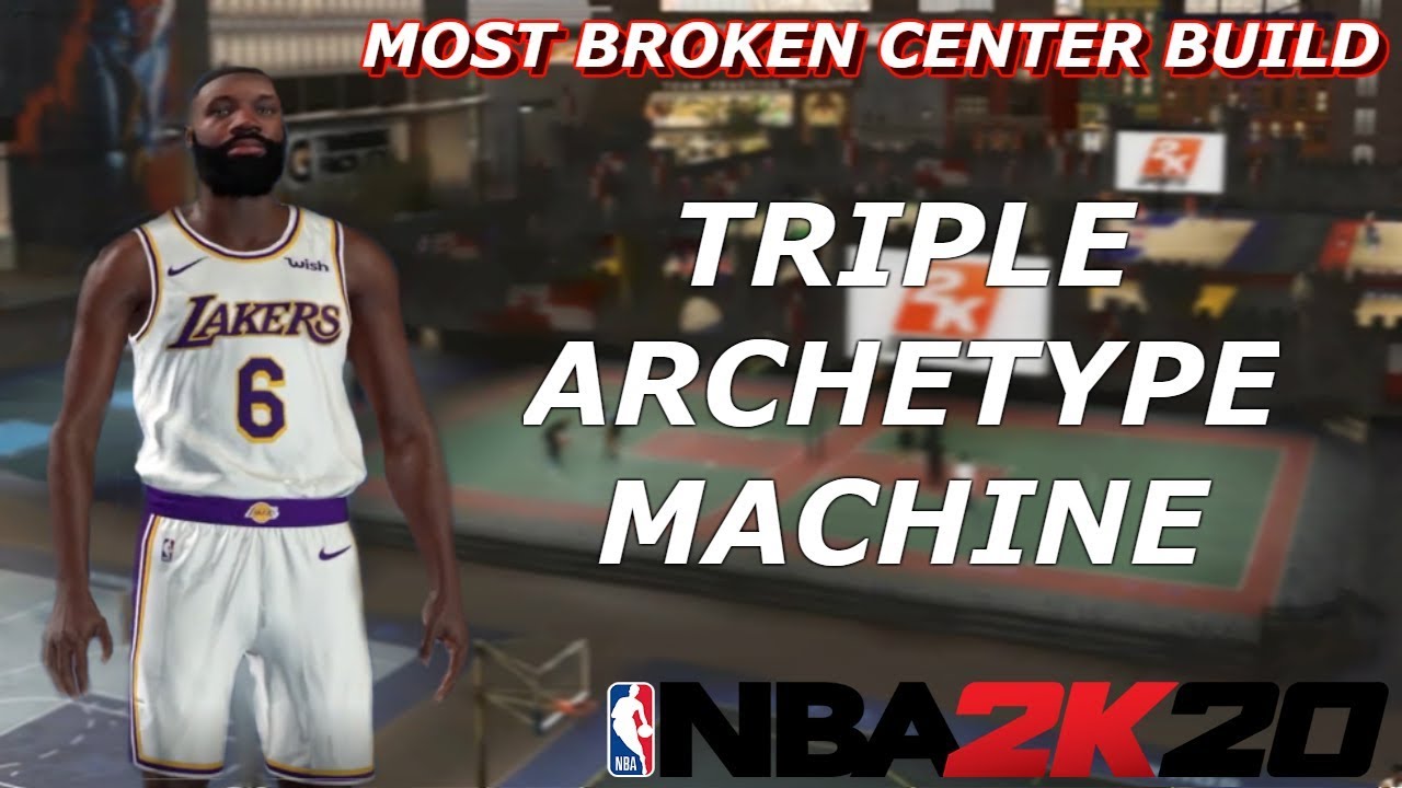 GODLY CENTER BUILD | TRIPLE ARCHETYPE! NBA 2K20 GAMEPLAY - YouTube