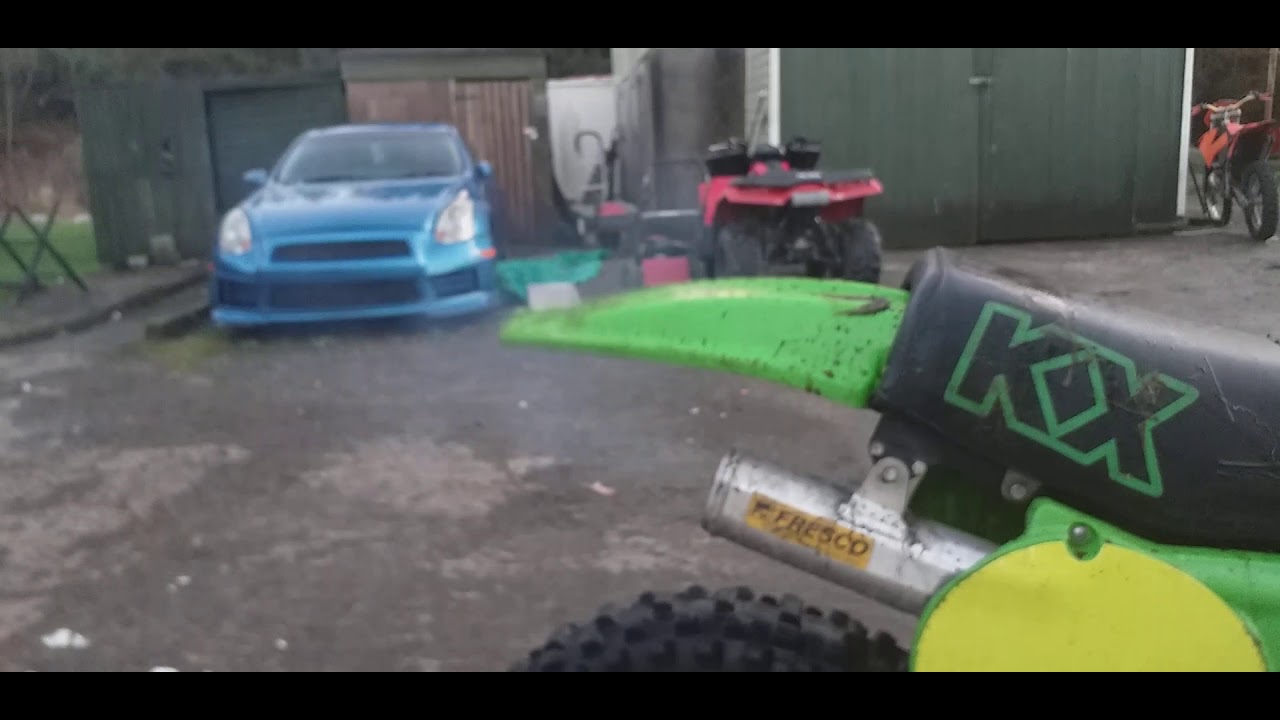 kx420 1981 start up (hot) - YouTube