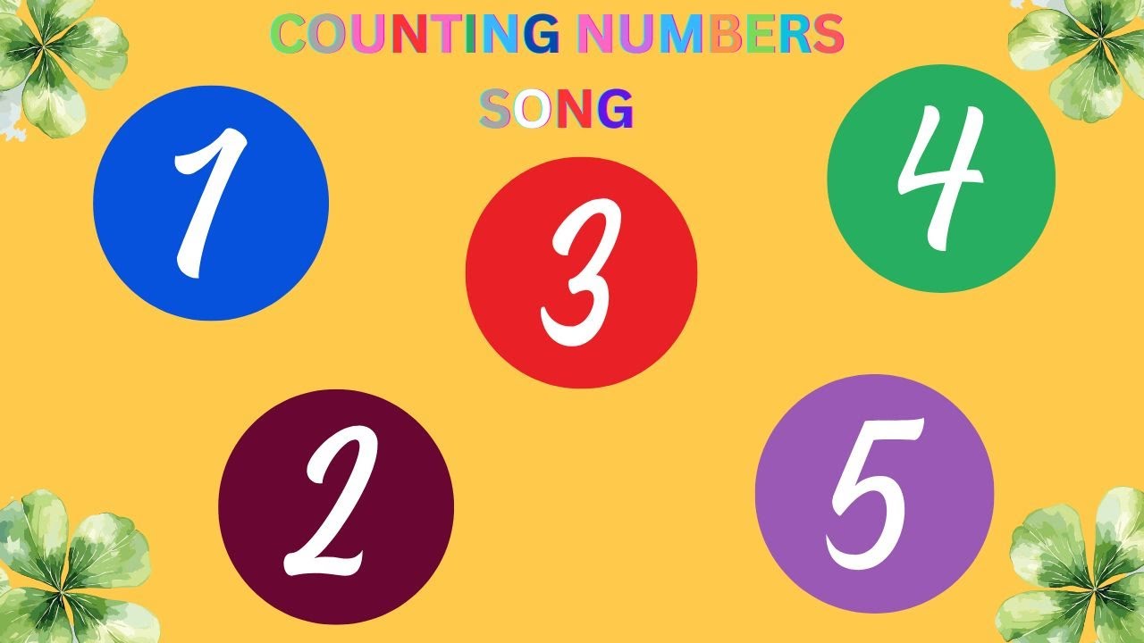 1 to 5 Numbers Fun Let's Count Together! 🎶 Kids Song & Learning Video ...