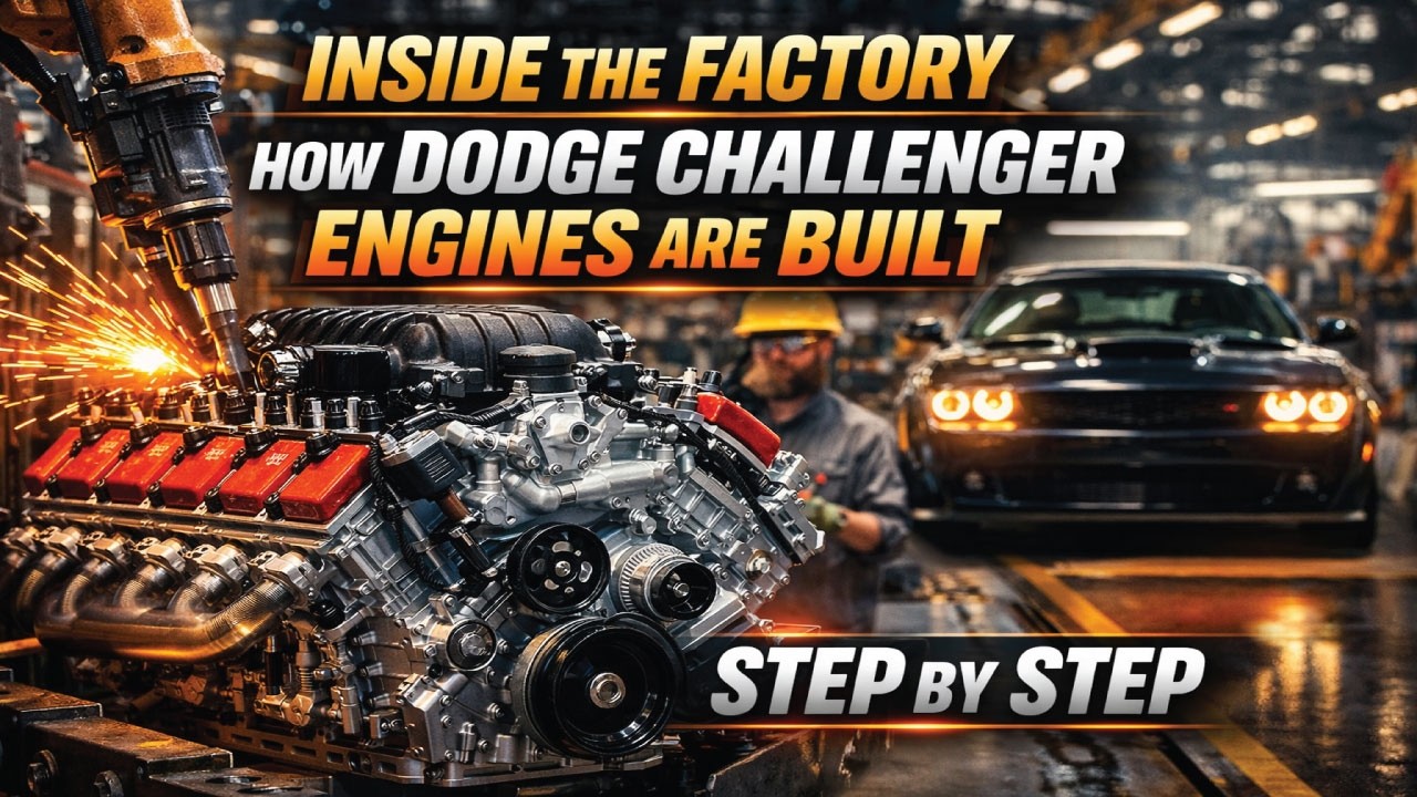 Inside the Factory: How Dodge Challenger Engines Are Built Step by Step ...