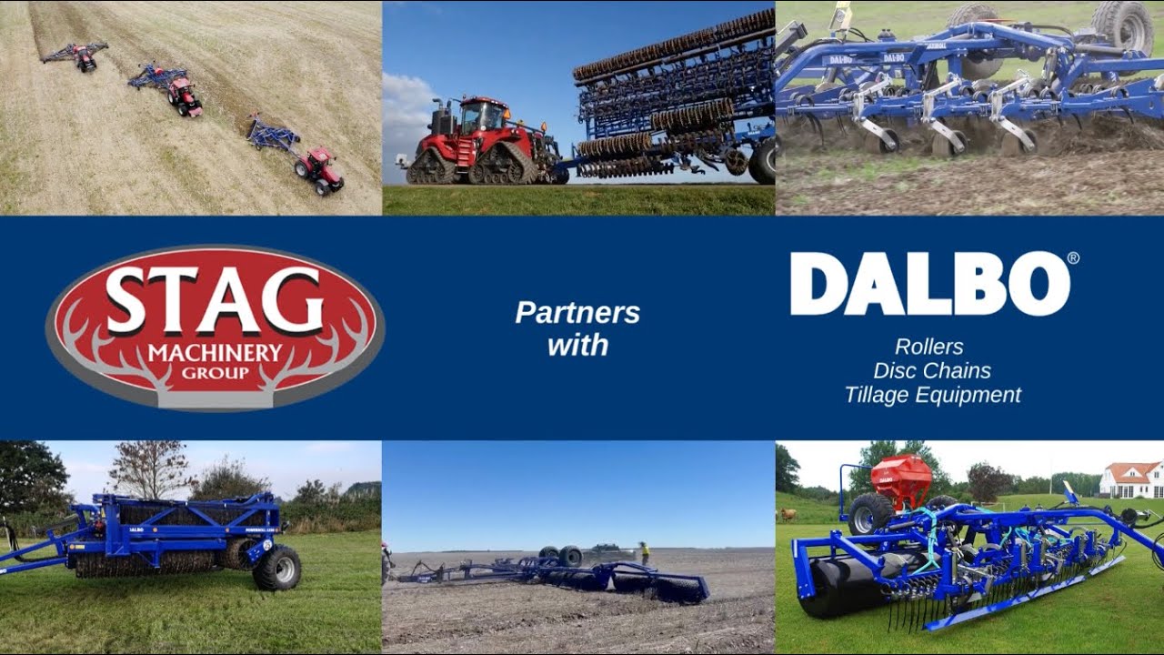 Dalbo range of rollers, disc chains and tillage equipment. - YouTube