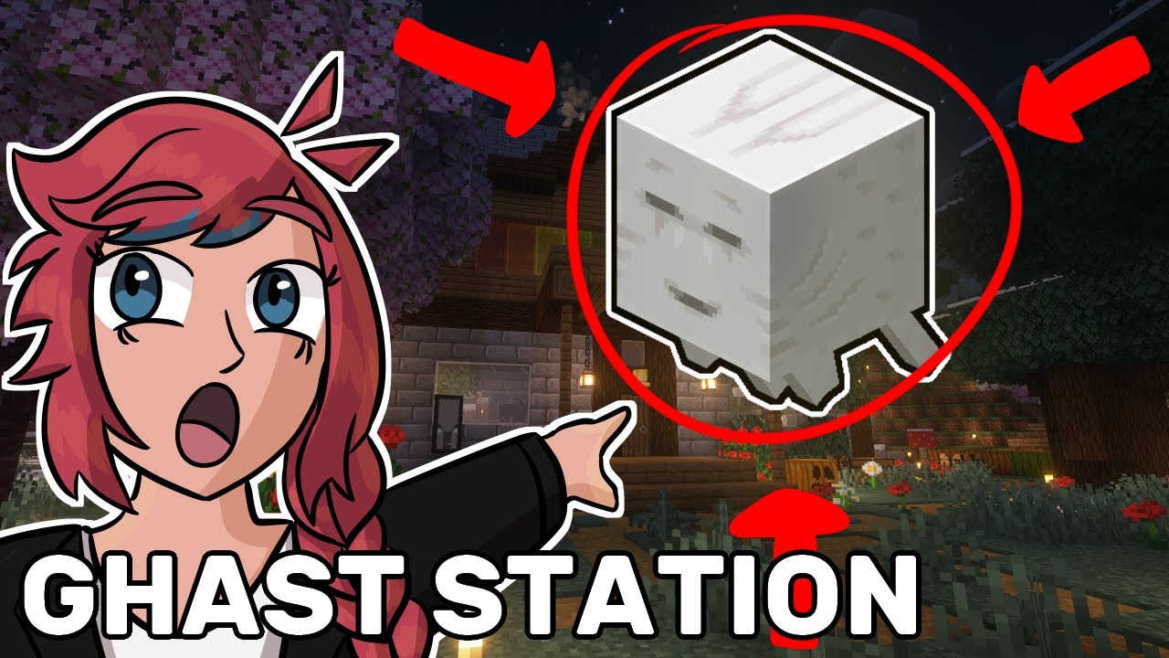 🔴LIVE Building A Happy Ghast Station! [Forever World] - YouTube