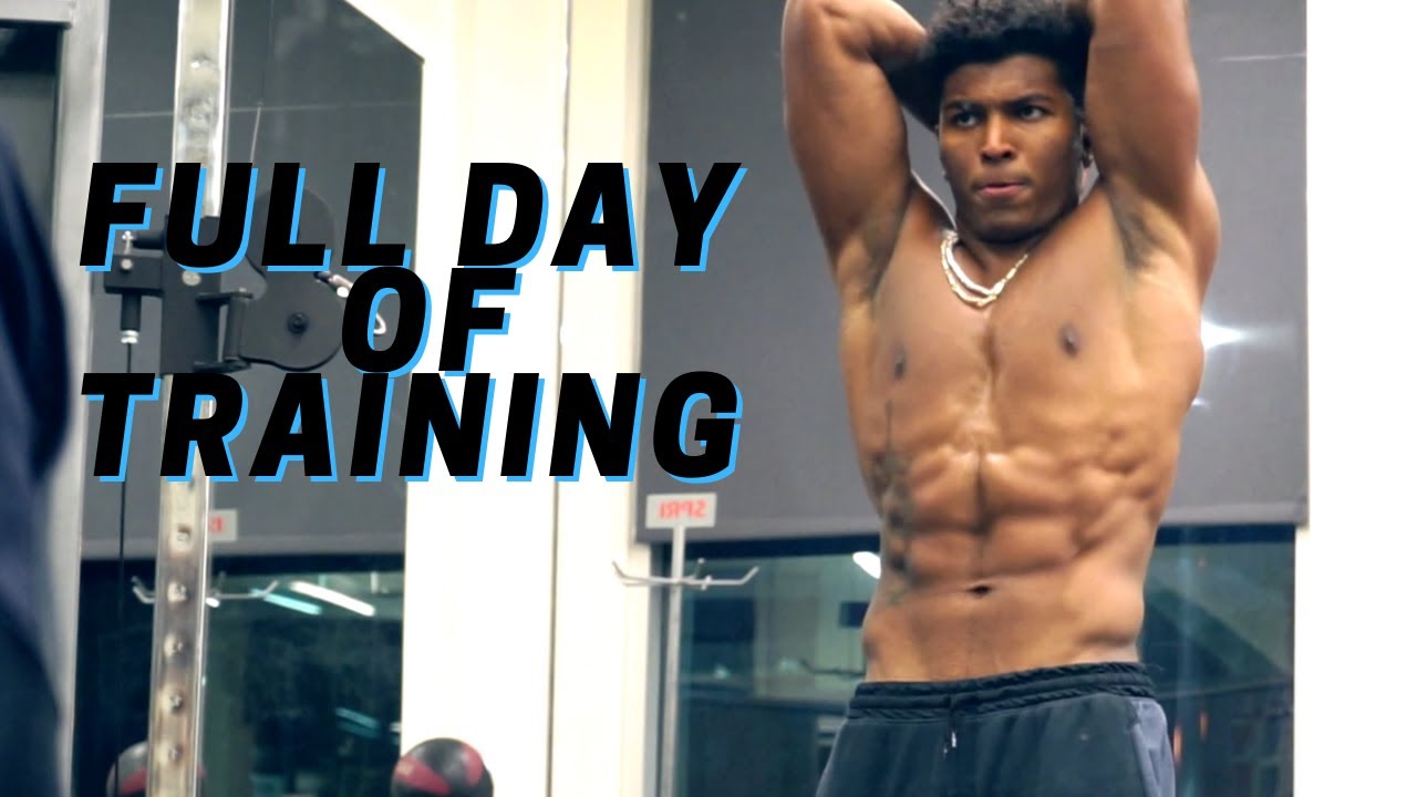 Full day of Training | D1 T&F athlete | Decathlete - YouTube