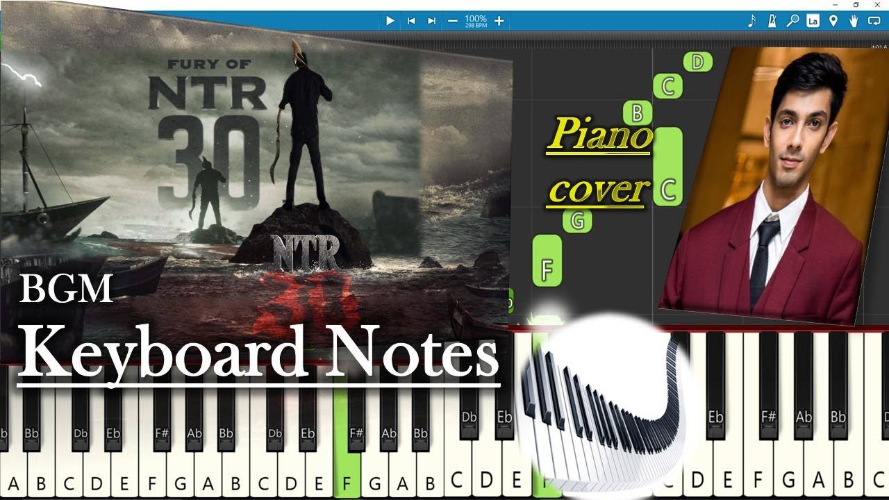 Fury of NTR30 BGM Keyboard Notes (piano cover) | Anirudh | NTR ...