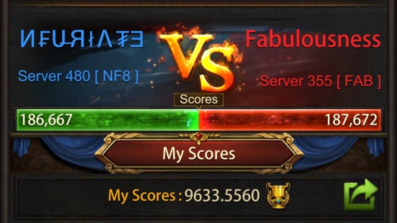 Evony BoG | s480 [NF8] V.S s355 [FAB] ***Extended*** - YouTube