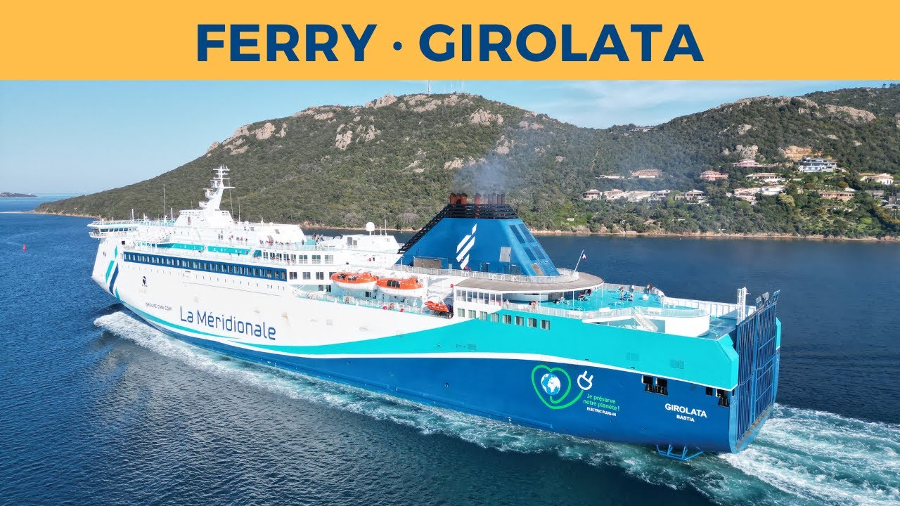 Departure of ferry GIROLATA, Porto-Vecchio (La Méridionale) - YouTube