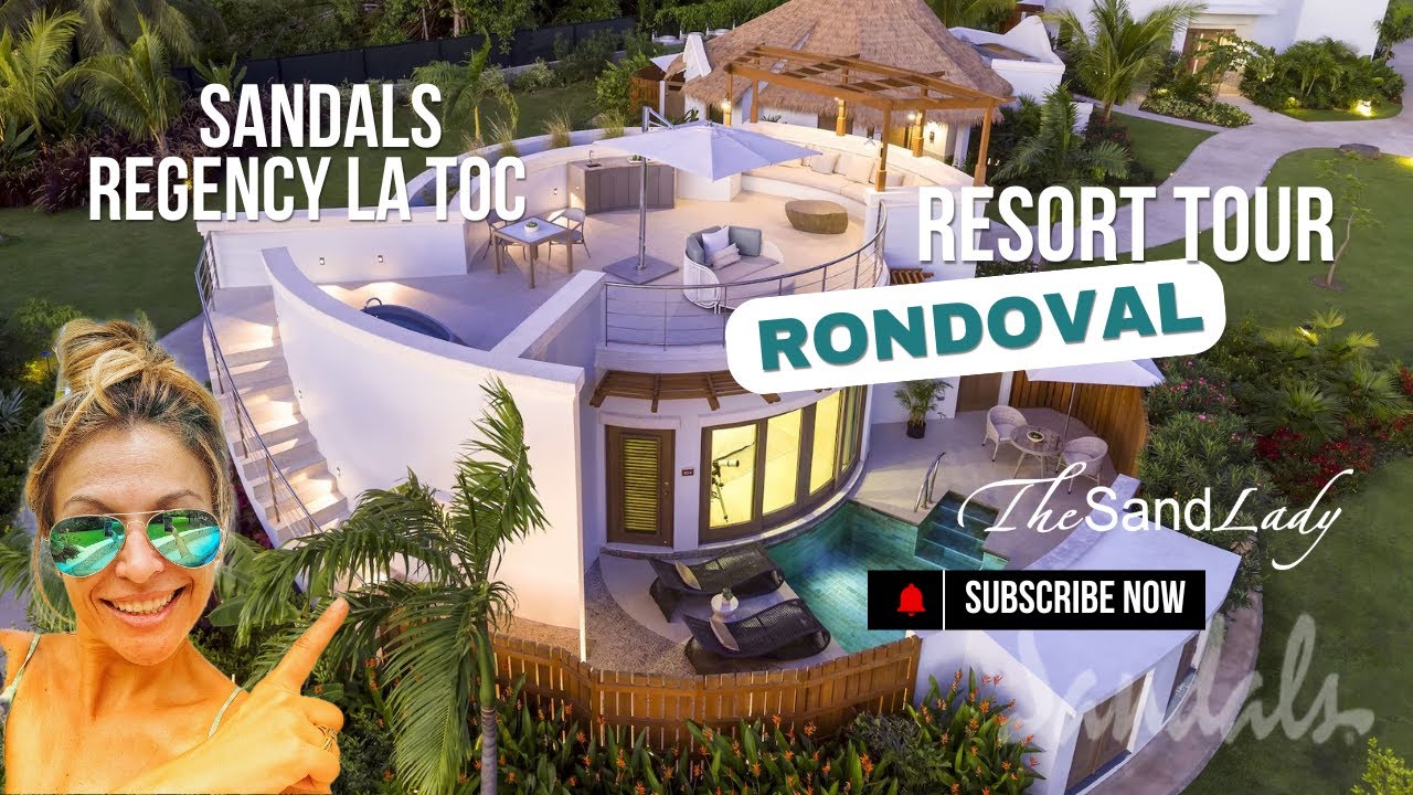 Sandals Regency La Toc Rondoval Village Tour #sandalsresorts - YouTube