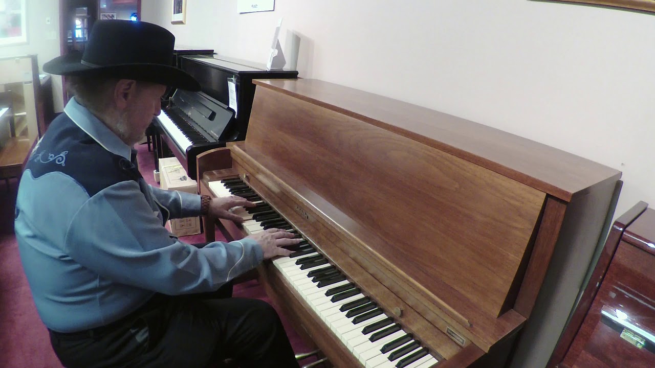 Baldwin Upright, Satin Walnut - YouTube