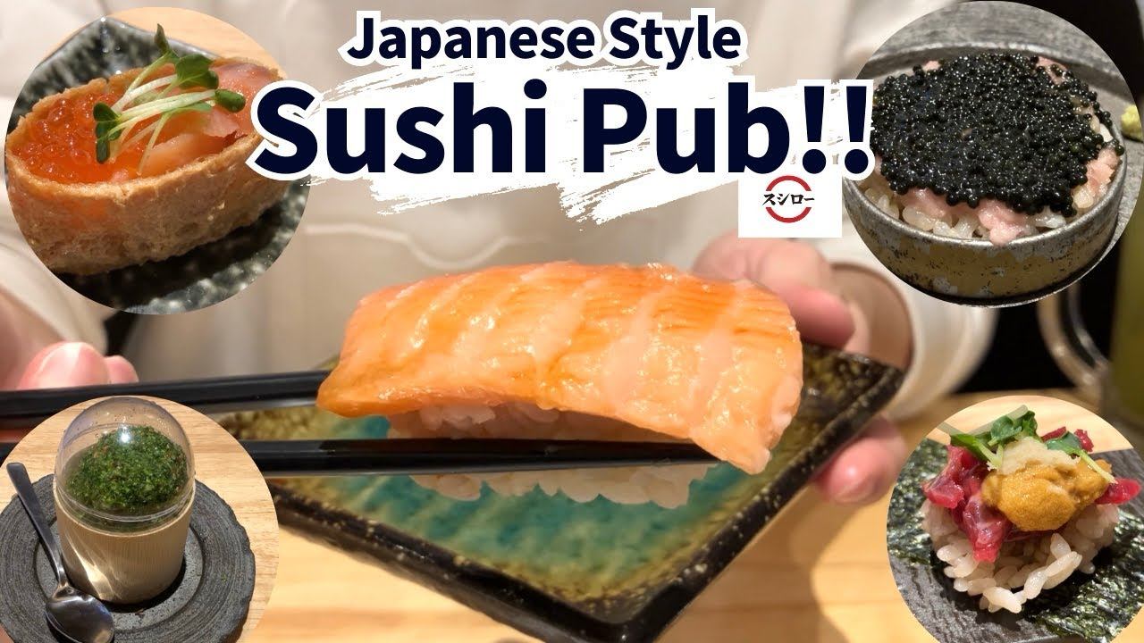 A Sushi Izakaya Restaurant | Japanese Style Pub!! - YouTube