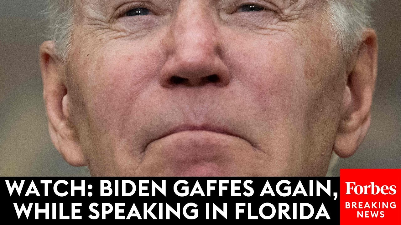 WATCH: Biden Gaffes Again, While Speaking In Florida - YouTube