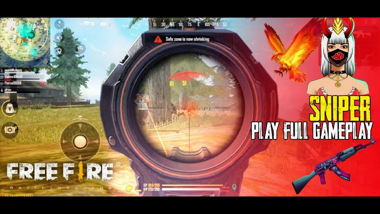 HEADSHOT WITH SNIPER GUN | GARENA FREE FIRE - YouTube