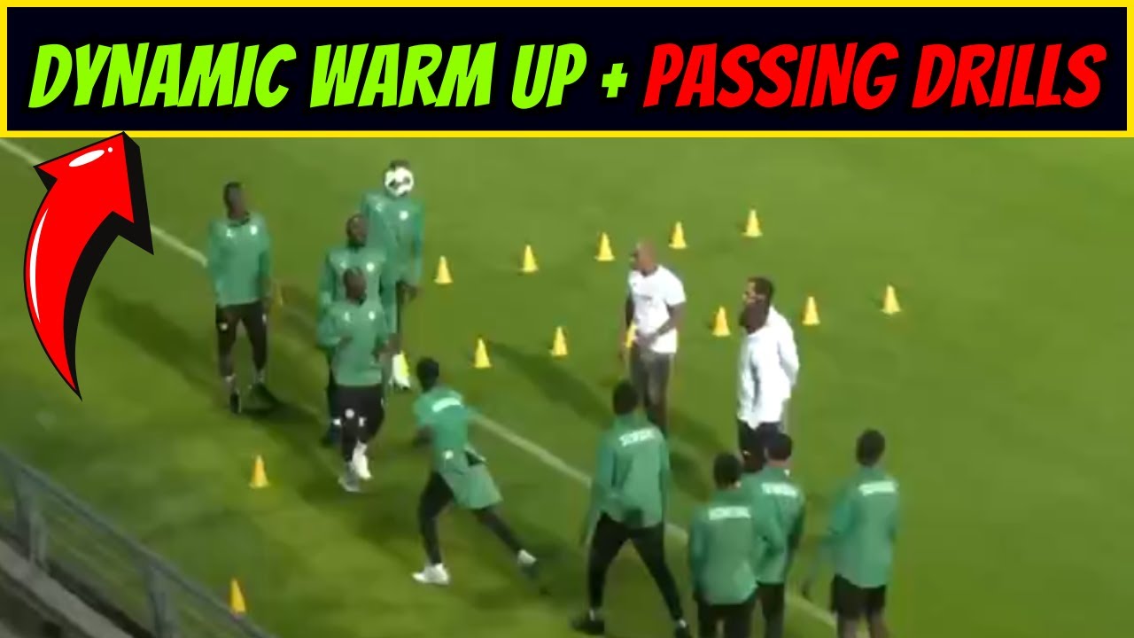 Dynamic Warm Up + Passing Drills + Coordination / Football - Soccer ...