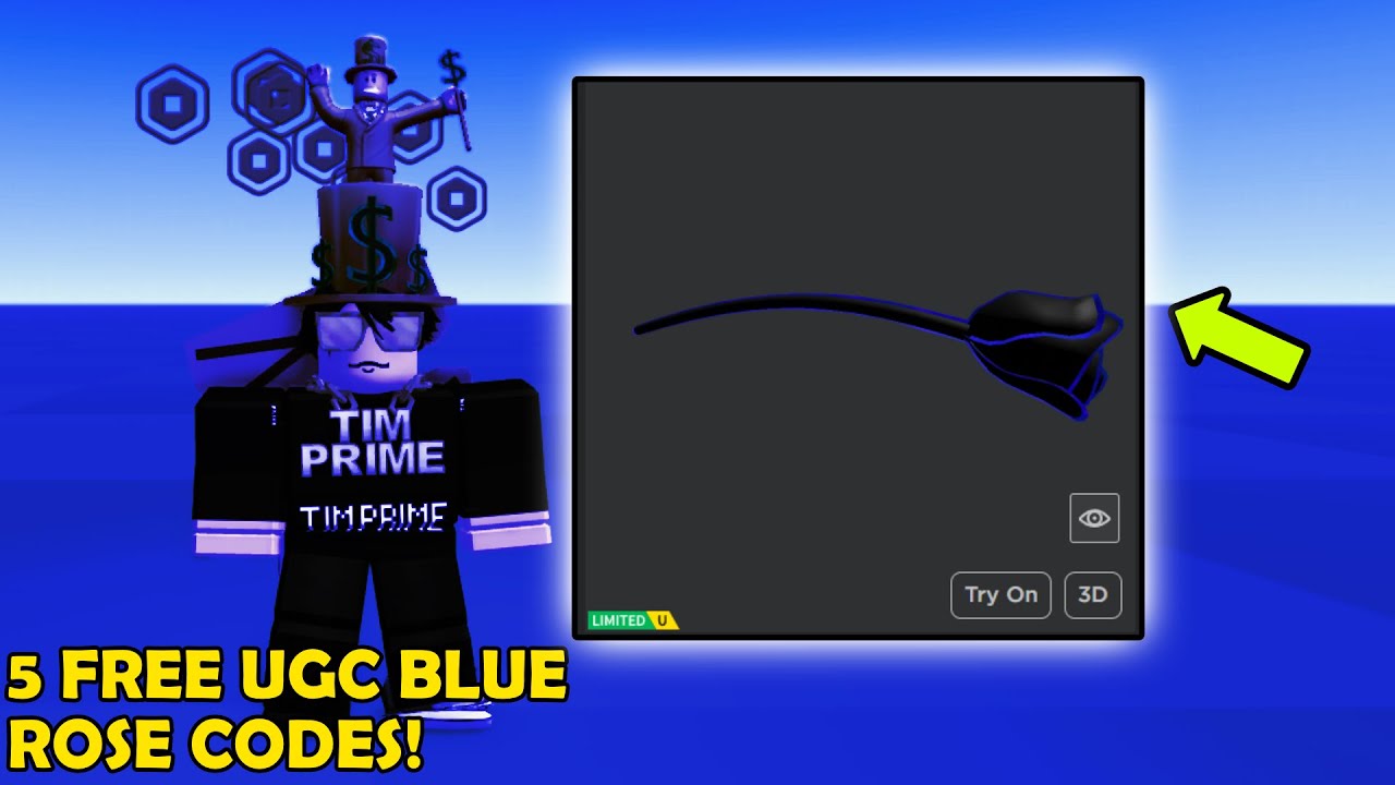 5 FREE UGC LIMITED BLUE ROSE CODES!? 🎉 Thank You For 25k Subs! 🎉 - YouTube