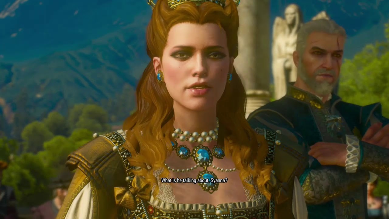 Duchess Anna and syanna reunite and geralt is rewarded - YouTube
