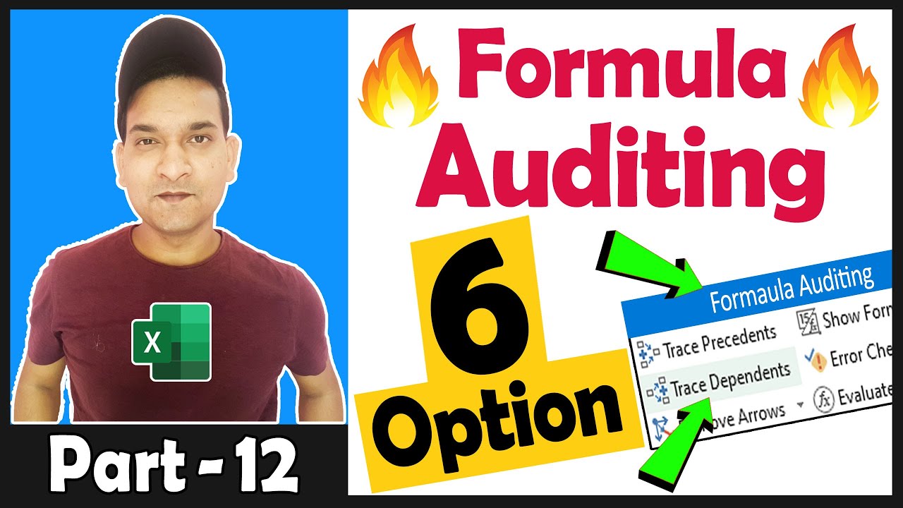 Excel Formula Auditing Tools Excel Trace Precedents And Dependents Excel Formula Auditing Tools Excel Trace Precedents And Dependents