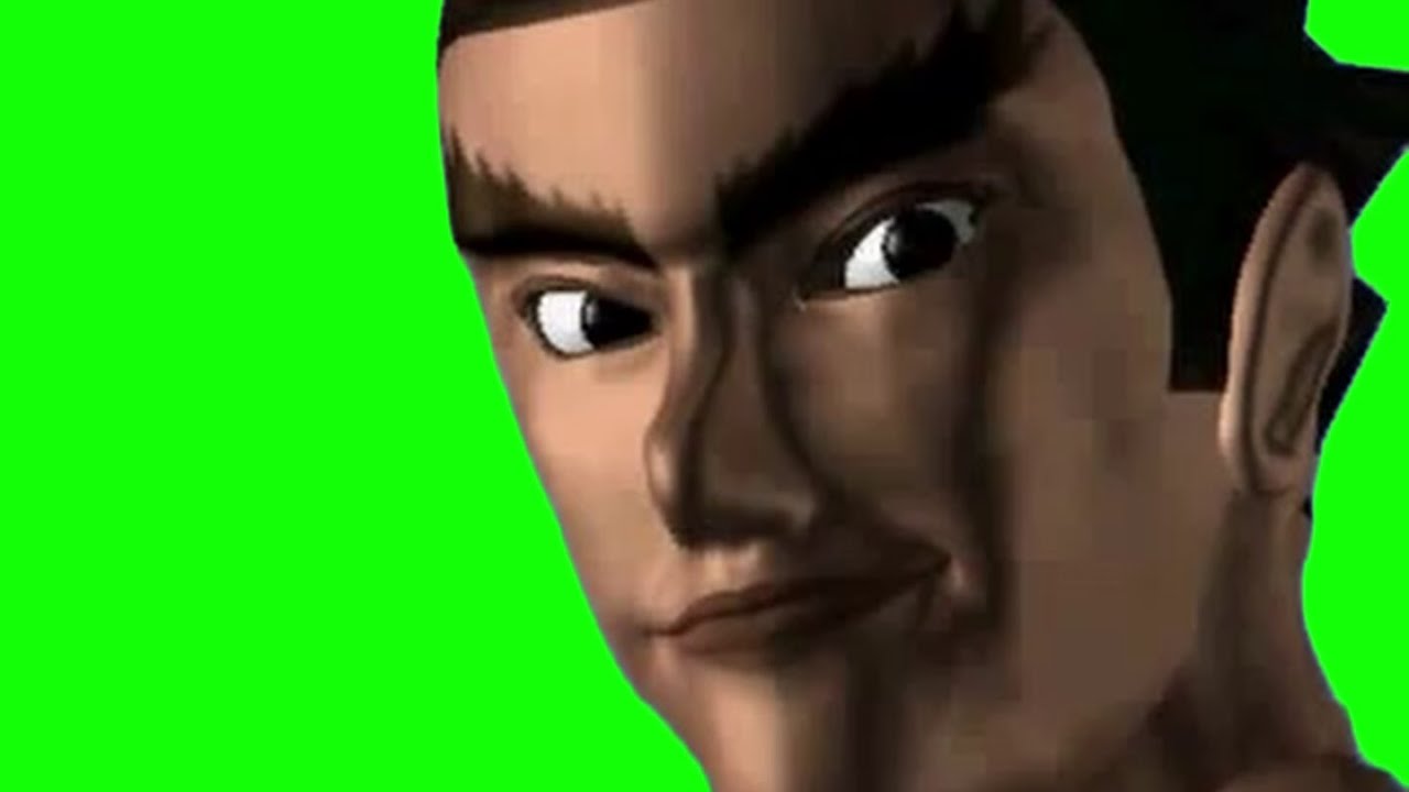 Kazuya Mishima Tekken 1 ending green screen - YouTube