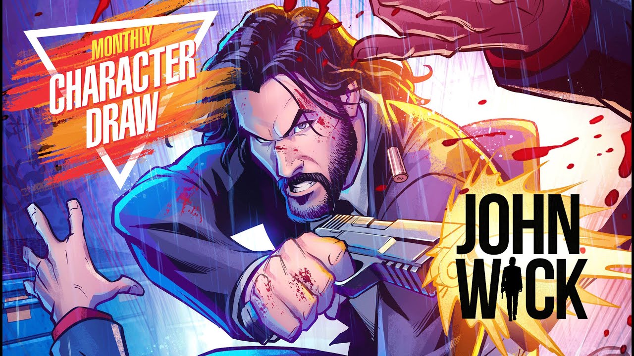 John Wick - Character Draw Time-lapse - YouTube