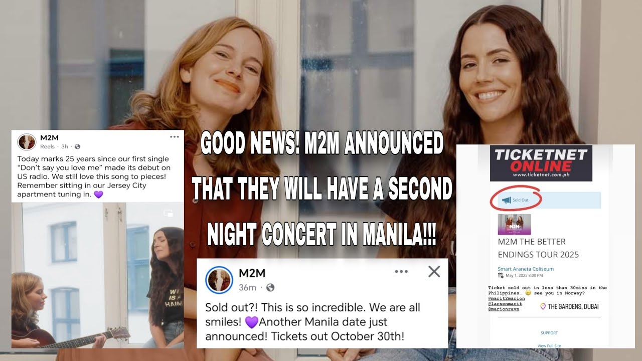 NEWEST UPDATE! M2M ANNOUNCED TONIGHT THAT THEY WILL HAVE A SECOND NIGHT ...