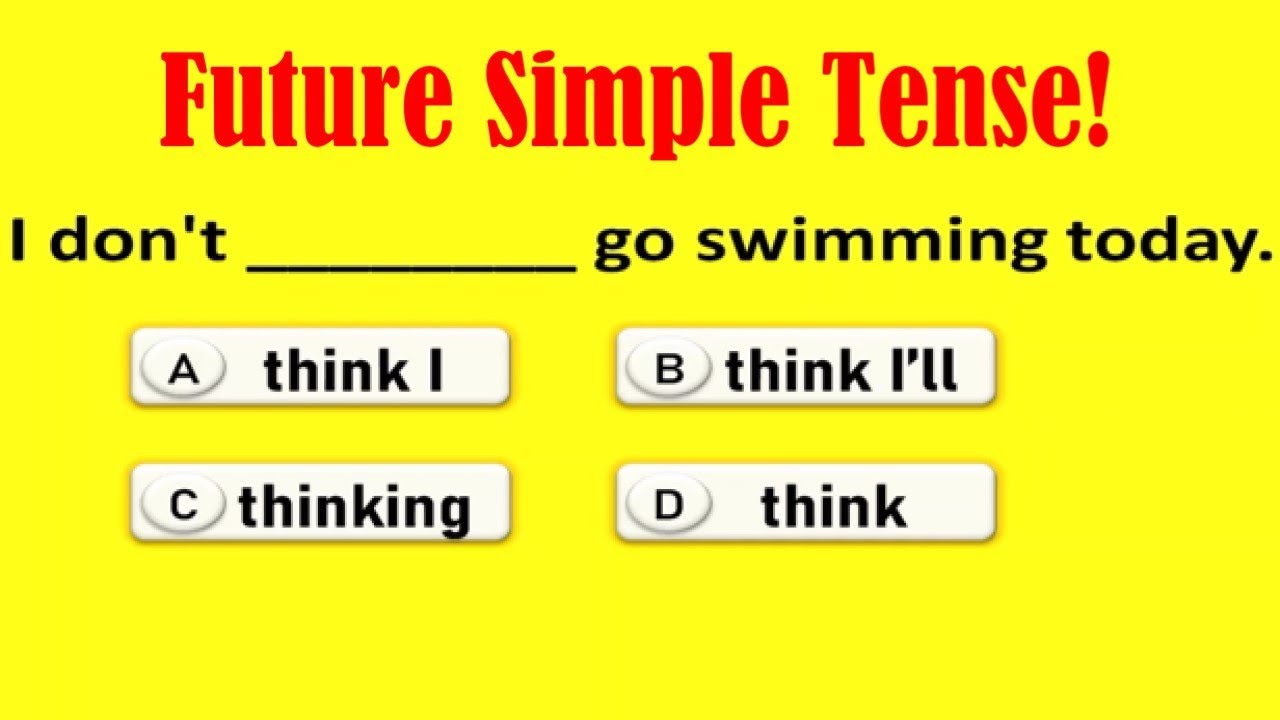Future Simple Tense Quiz! English Grammar Quiz. - YouTube