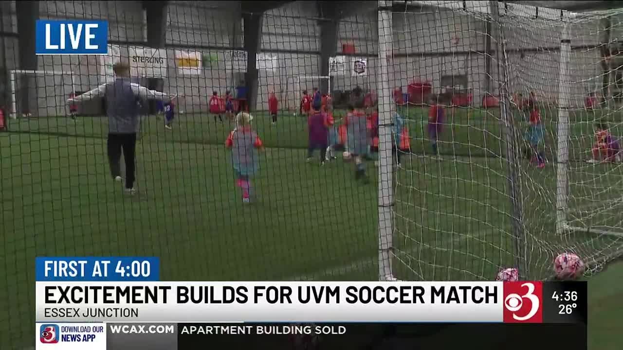 UVM Men’s Soccer Team, fans get ready for big game - YouTube