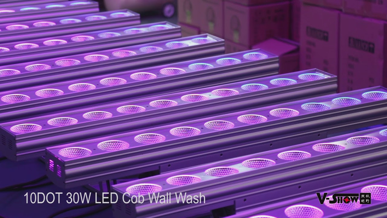 30W RGBW COB Matrix LED 10 DOT - YouTube