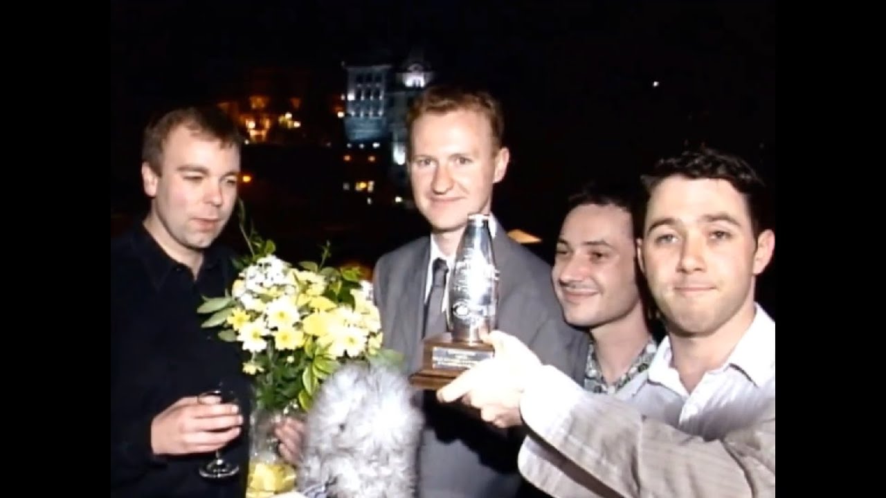 The League of Gentlemen after winning the Perrier Awards (1997) - YouTube