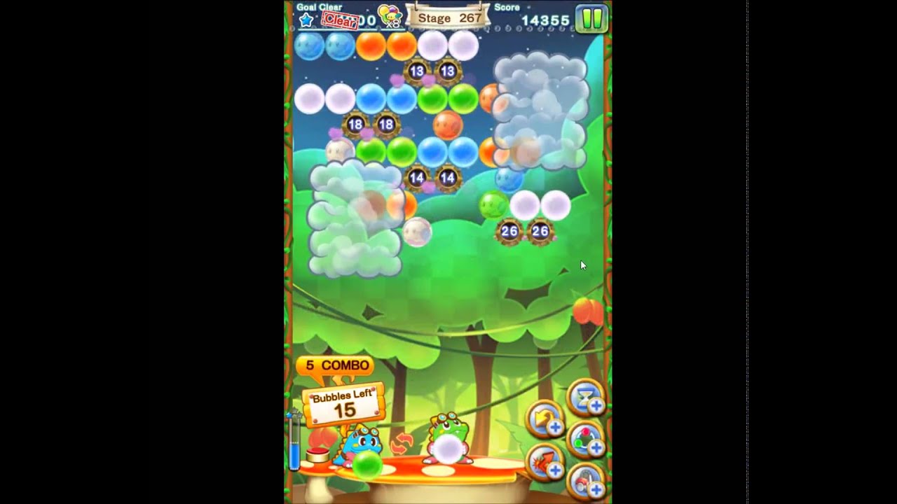 LINE Puzzle Bobble Stage 267 / LINE パズルボブル ステージ 267 - YouTube