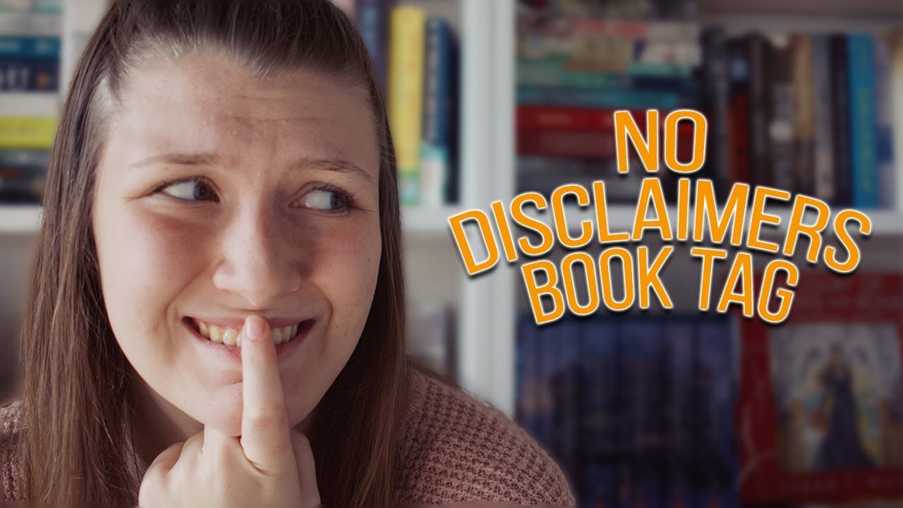 NO DISCLAIMERS BOOK TAG - YouTube