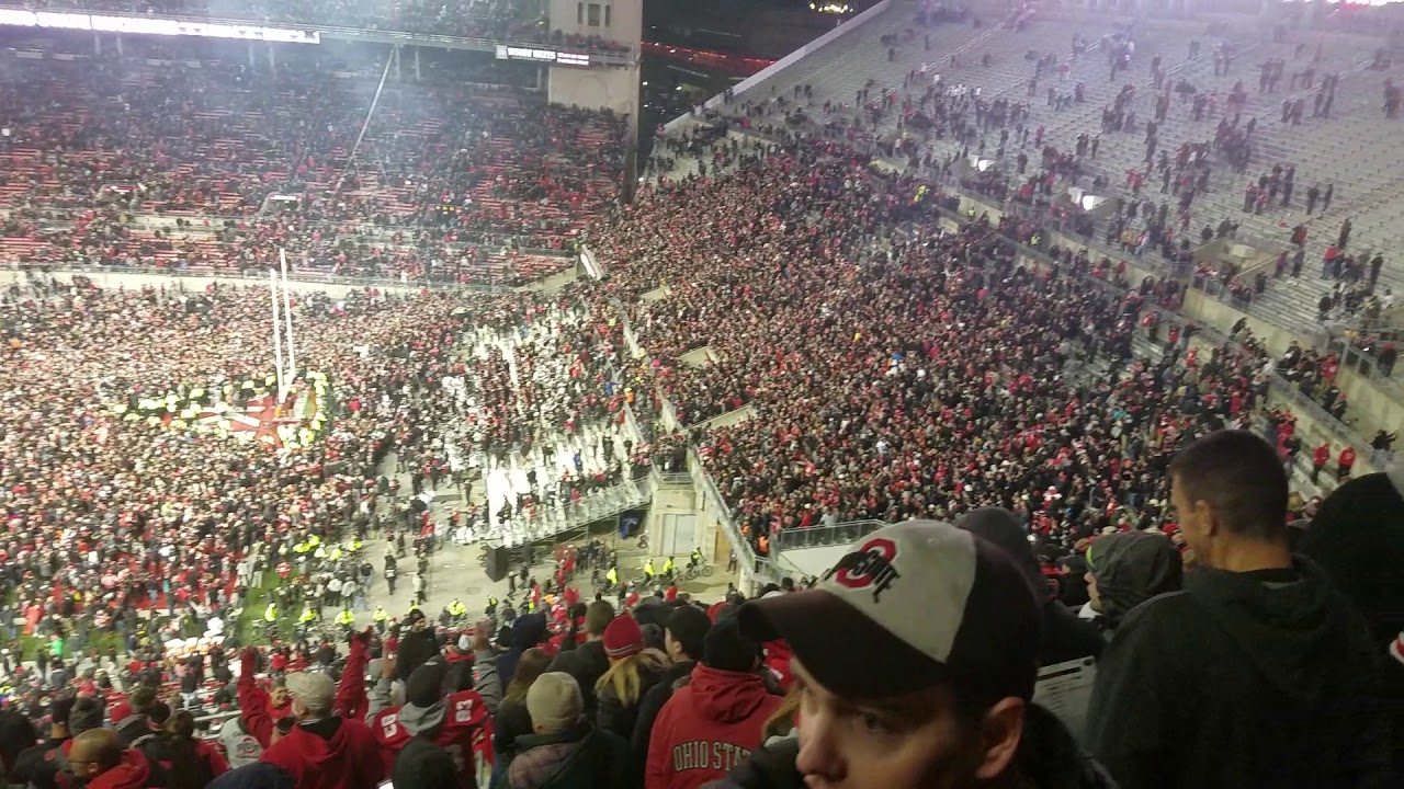 Ohio State Buckeyes beat PSU, ending Sweet Caroline O-H-I-O - YouTube