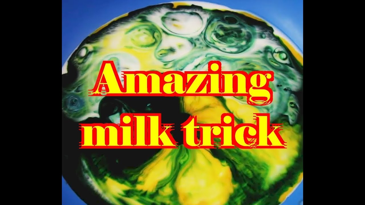 Amazing milk trick that you can do with your kids - YouTube