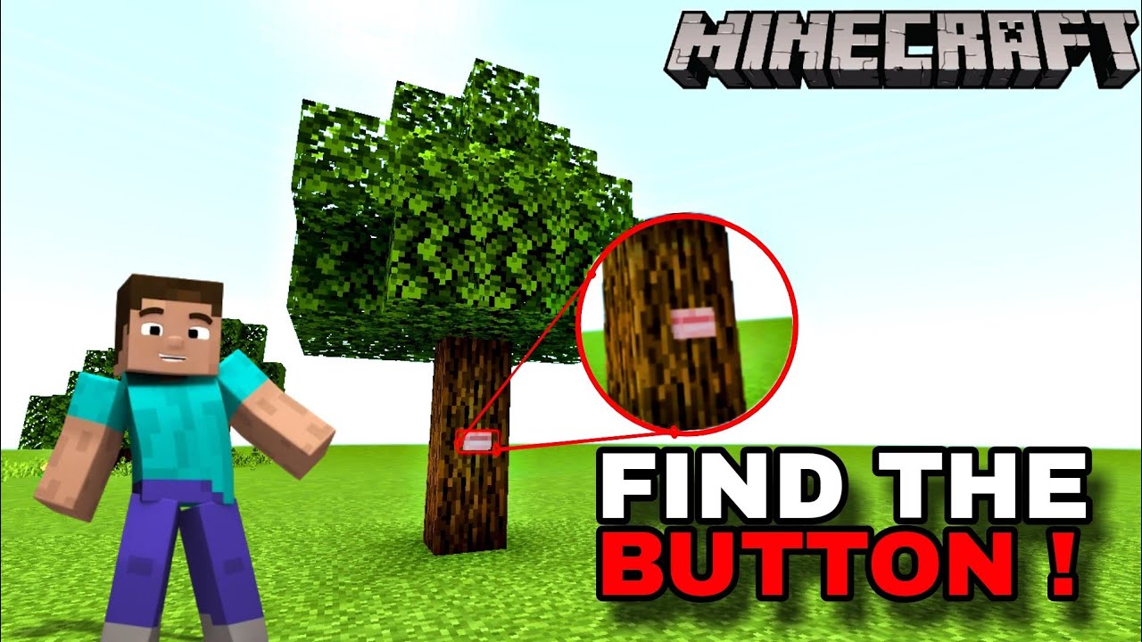 MINECRAFT BUT FIND THE BUTTON AND ESCAPE A ROOM SO HARDEST 😰 - YouTube