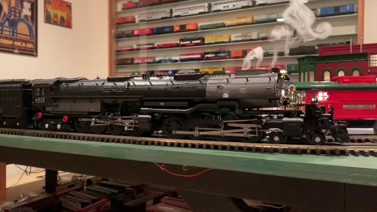 Union Pacific Big Boy #4012 Start up and Run - YouTube