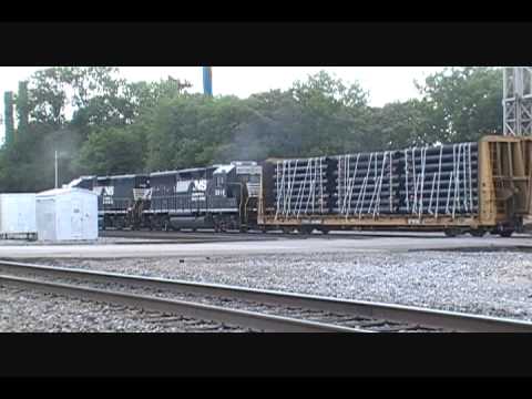 NS AB06! Road Slug & GP40-2 Nice P5! 5-24-11. - YouTube