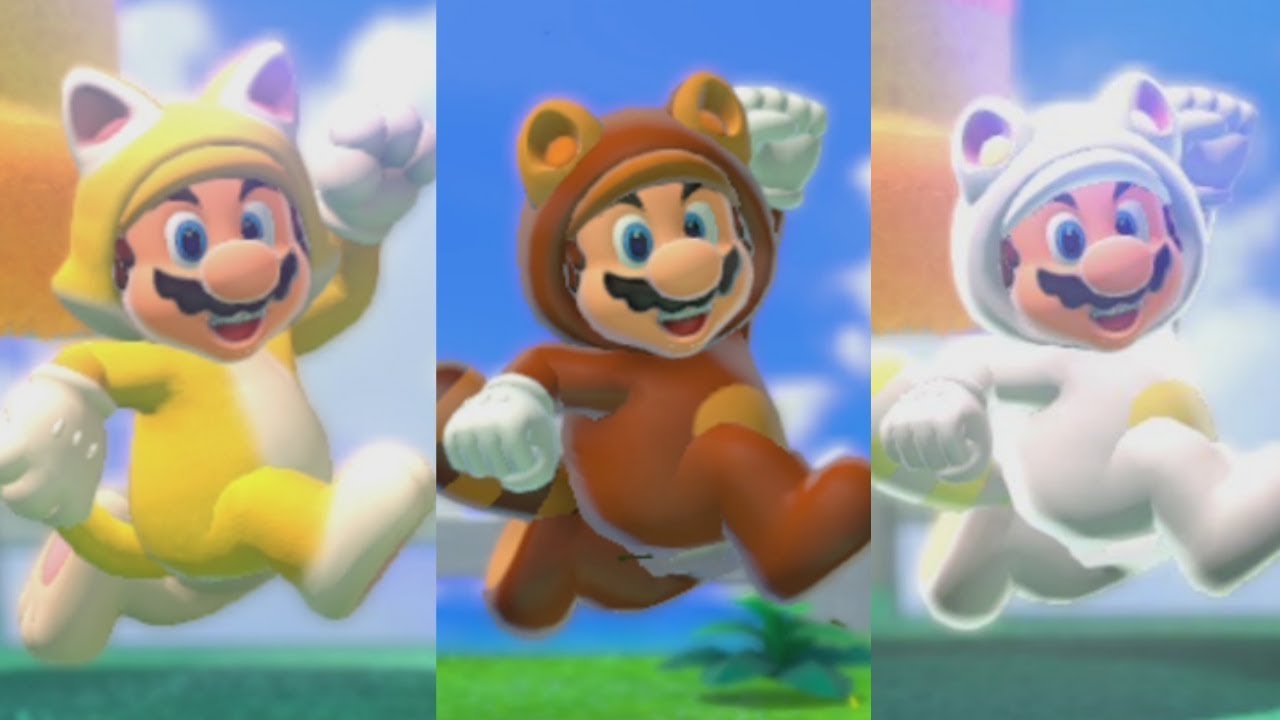 Super Mario 3D World - All Power-Ups - YouTube