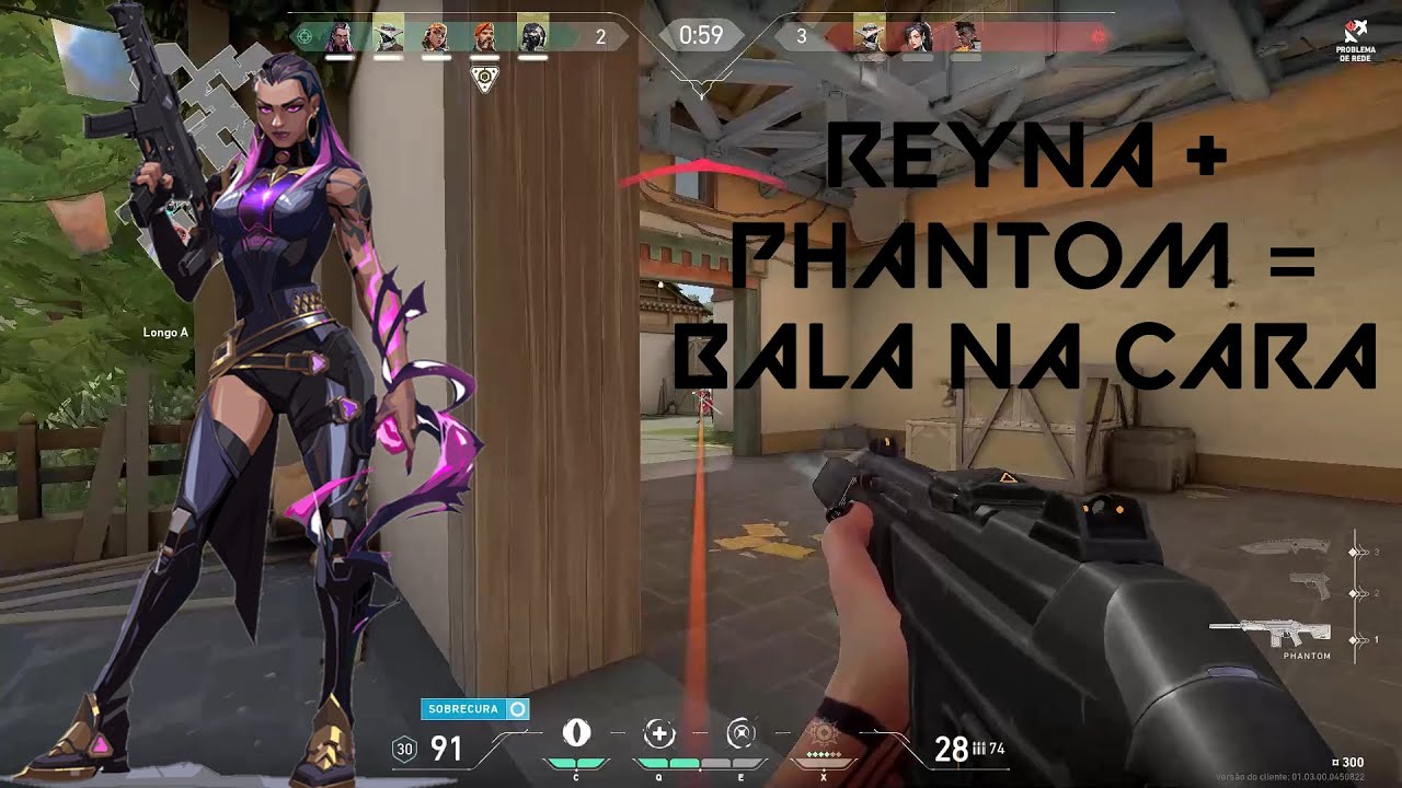 REYNA + PHANTOM = BALA NA CARA!! - VALORANT - YouTube