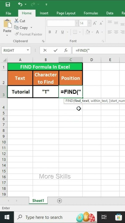 How to Use the FIND Function in Excel | Quick Excel Tip - YouTube