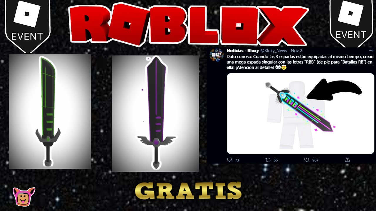 Nueva ESPADA GRATIS En El EVENTO RB BATTLES De ROBLOX - YouTube