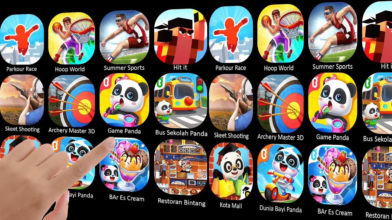 Parkour Race, Hoop World, Summer Sports, Hit it, Skeet Shooting ...