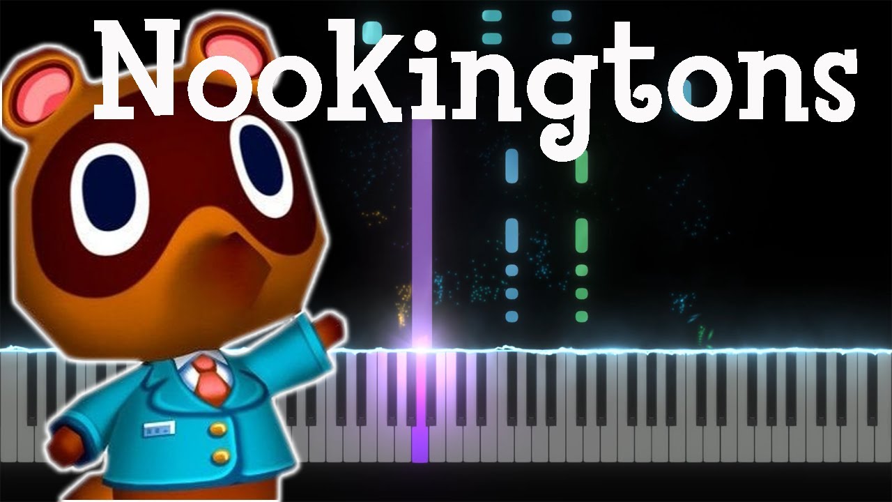 Nookingtons - Animal Crossing [Piano tutorial] (Sheet Music+MIDI) - YouTube