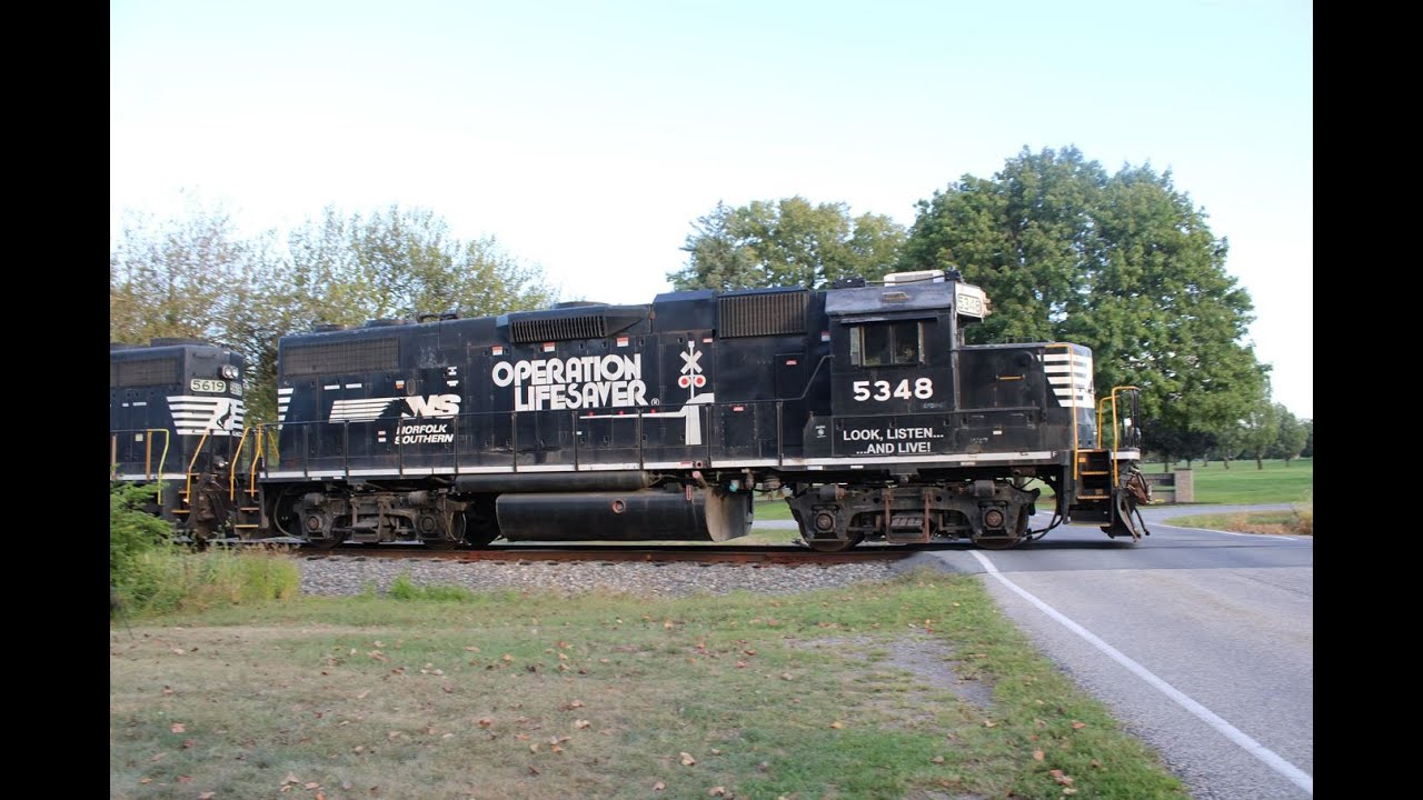 NS H59 Running Lite Power with NS 5348 "Operation Lifesaver" Unit Trailing. - YouTube