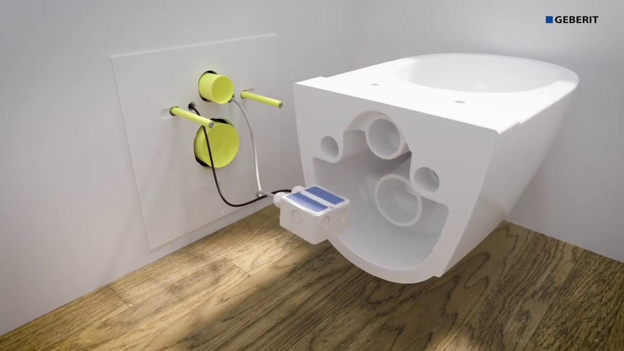 Geberit DuoFresh Module installation and set up Installation - YouTube